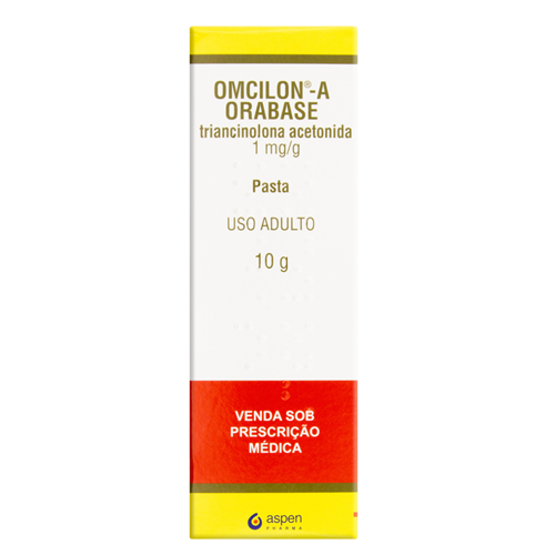 OMCILON A ORABASE 1MG/G POMADA 10G - ASPEN PHARMA INDUSTR