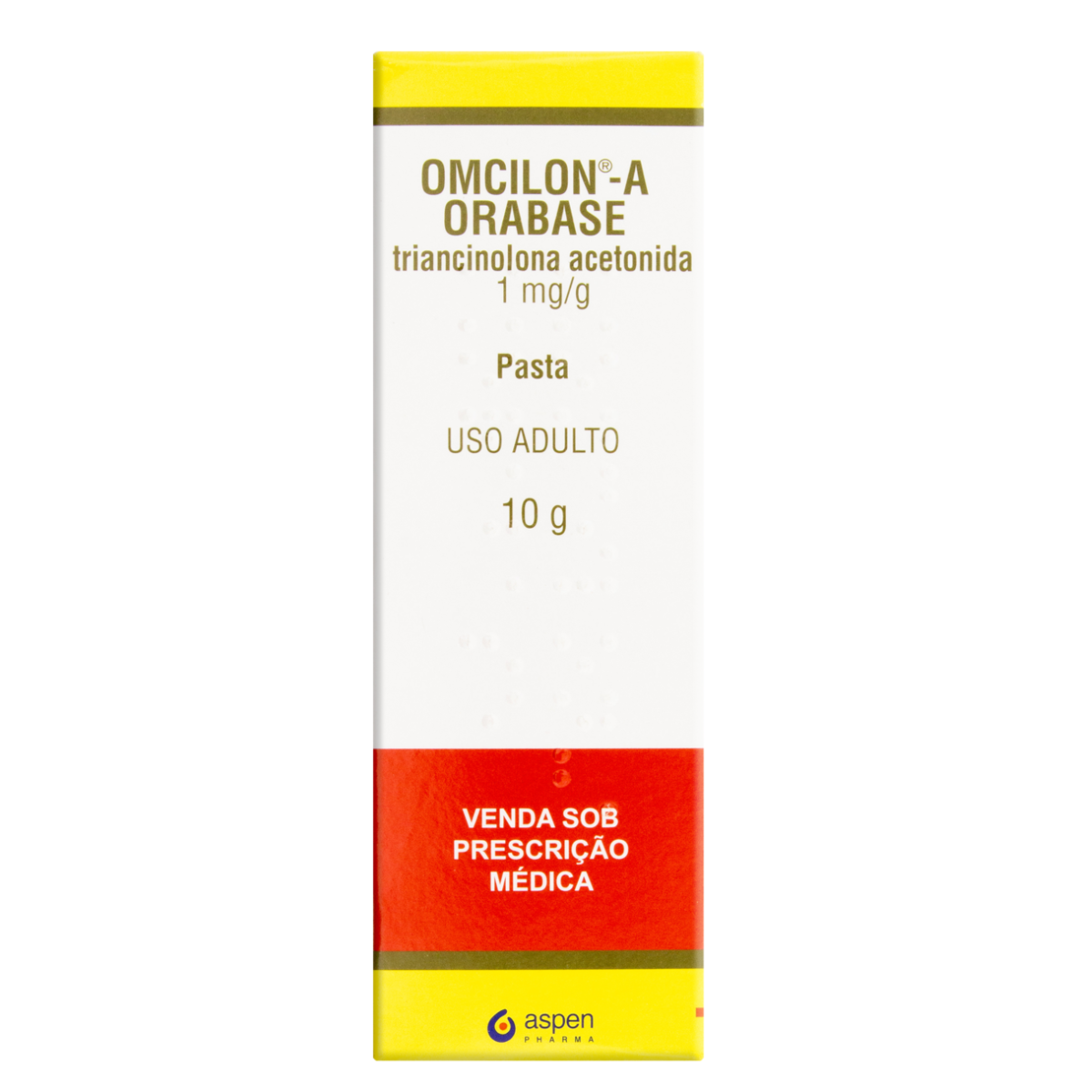 OMCILON A ORABASE 1MG/G POMADA 10G - ASPEN PHARMA INDUSTR
