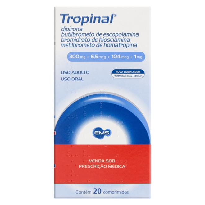 TROPINAL C/20 COMPRIMIDOS - EMS SIGMA PHARMA LTD