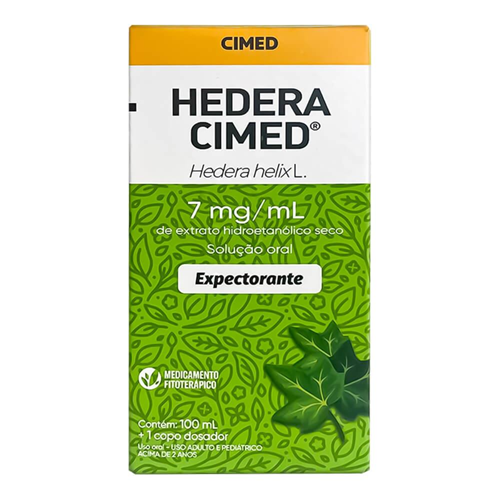 HEDERA 7MG/ML SOLUÇÃO ORAL 100ML - CIMED INDUSTRIA DE M