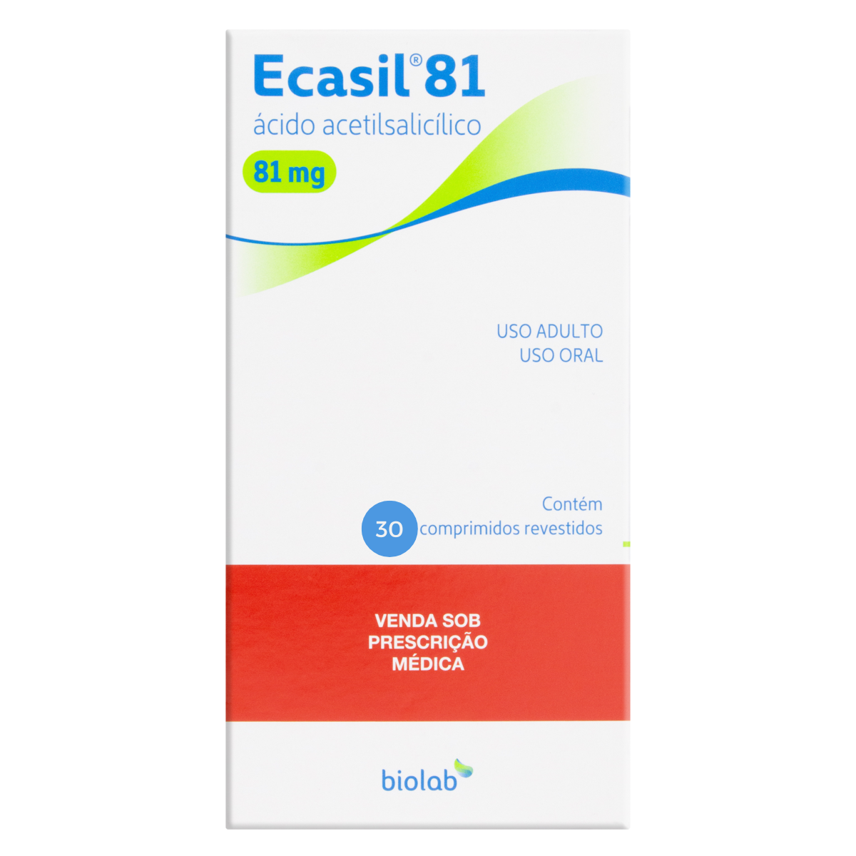 ECASIL 81MG C/30 COMPRIMIDOS - BIOLAB SANUS FARMACE