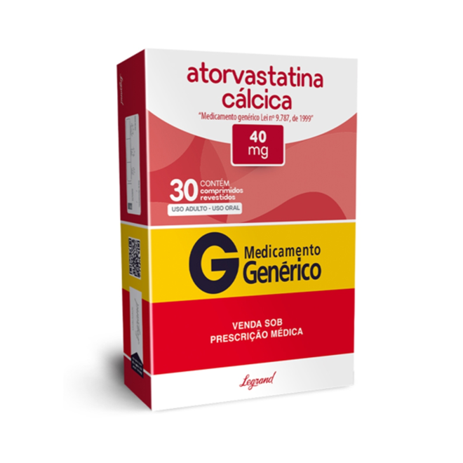 ATORVASTATINA CALCICA 40MG C/30 COMPRIMIDOS REVESTIDOS LEGRAND ...