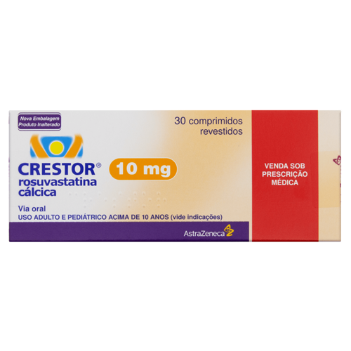 CRESTOR 10MG C/30 COMPRIMIDOS REVESTIDOS - ASTRAZENECA DO BRASI