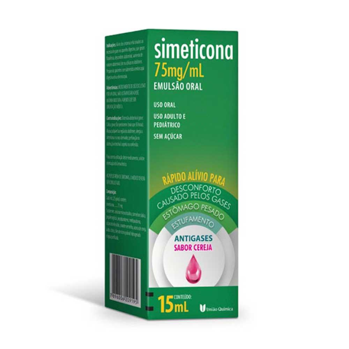 SIMETICONA 75MG/ML 15ML - UNIAO QUIMICA