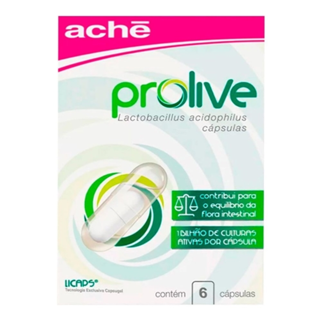 PROLIVE C/6 CÁPSULAS - ACHE LABORATORIOS FA