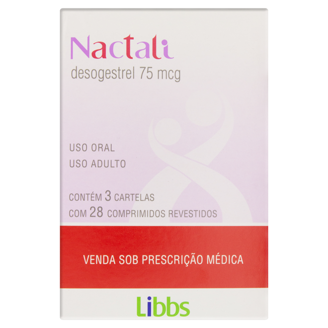 NACTALI 75MG C/28 COMPRIMIDOS REVESTIDOS - LIBBS FARMACEUTICA L