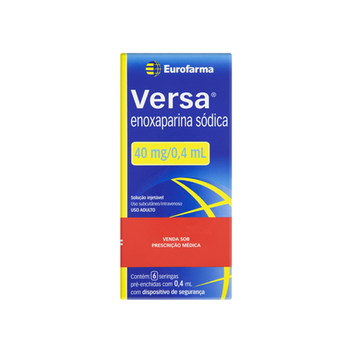 VERSA 40MG/0,4ML C/6 SERINGAS - EUROFARMA LABORATORI