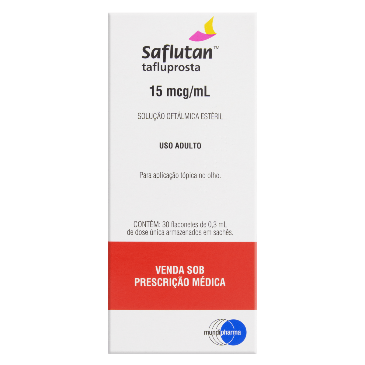 SAFLUTAN 15MCG/ML C/30 FLACONETES - MUNDIPHARMA BRASIL