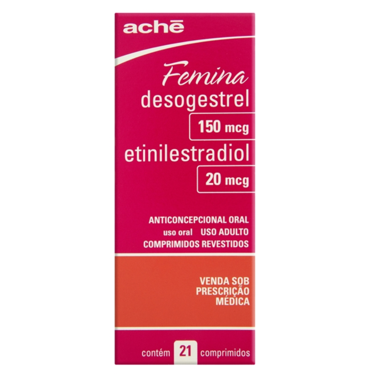 FEMINA 150MCG + 20MCG C/21 COMPRIMIDOS - ACHE LABORATORIOS FA