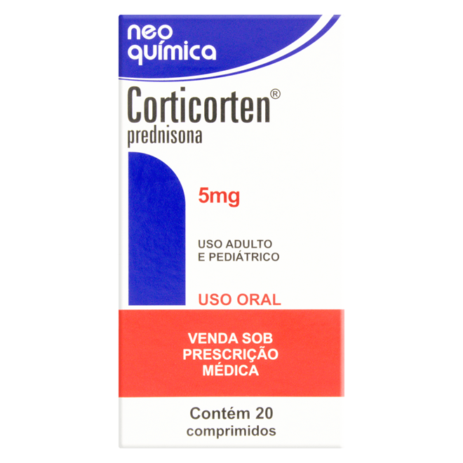 CORTICORTEN 5MG C/20 COMPRIMIDOS - NEO QUIMICA COMERC