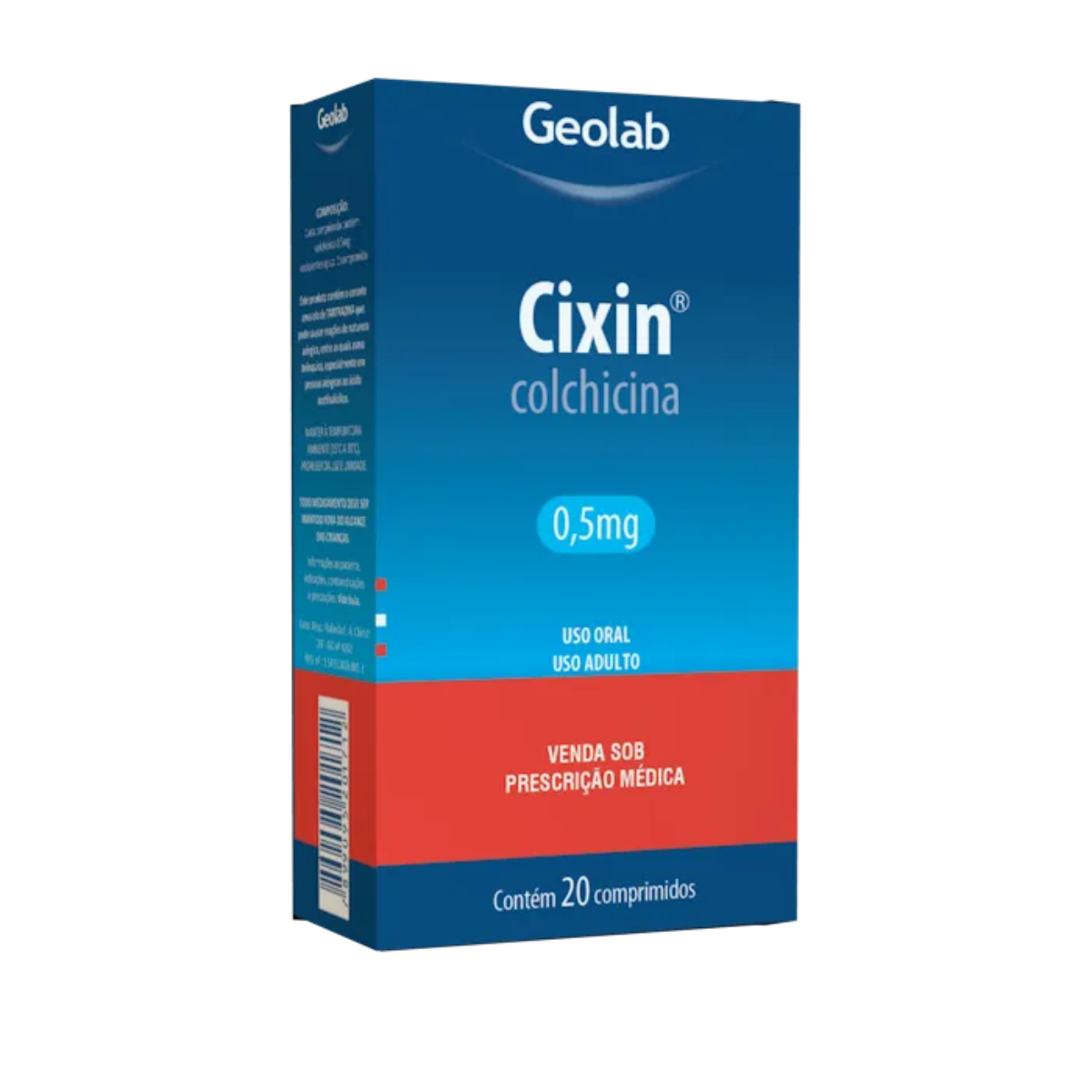 CIXIN 0,5MG C/20 COMPRIMIDOS - GEOLAB INDUSTRIA FAR