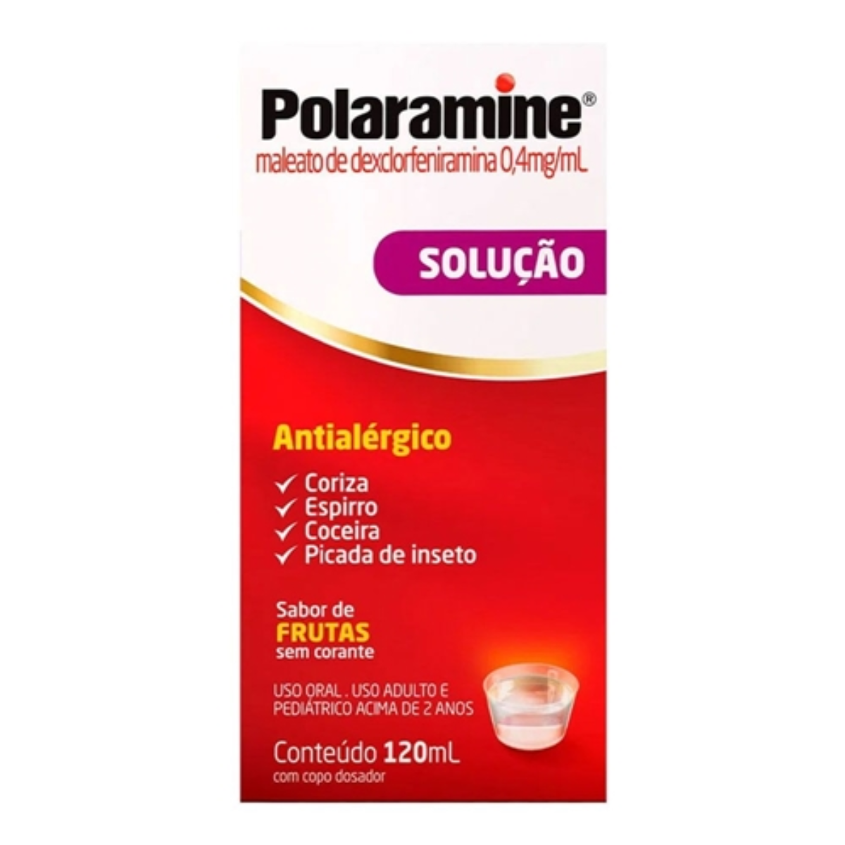 POLARAMINE SOLUÇÃO 120ML - HYPERA