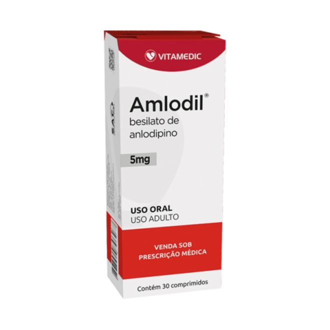 AMLODIL 5MG C/30 COMPRIMIDOS - VITAMED