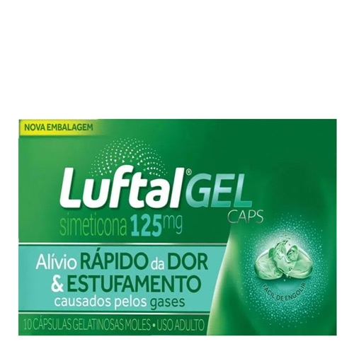 LUFTAL GEL MAX 125MG C/10 CÁPSULAS - RECKITT BENCKISER