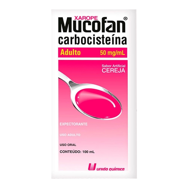 MUCOFAN 50MG/ML XAROPE ADULTO 100ML - UNIAO QUIMICA