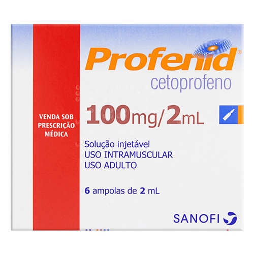 PROFENID 100MG/2ML SOLUÇÃO INJETÁVEL C/6 AMPOLAS 2ML - MEDLEY INDUSTRIA FAR