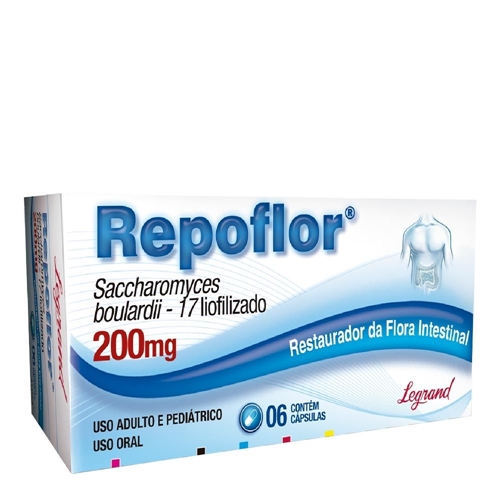 REPOFLOR 200MG C/6 CÁPSULAS - LEGRAND PHARMA INDUS