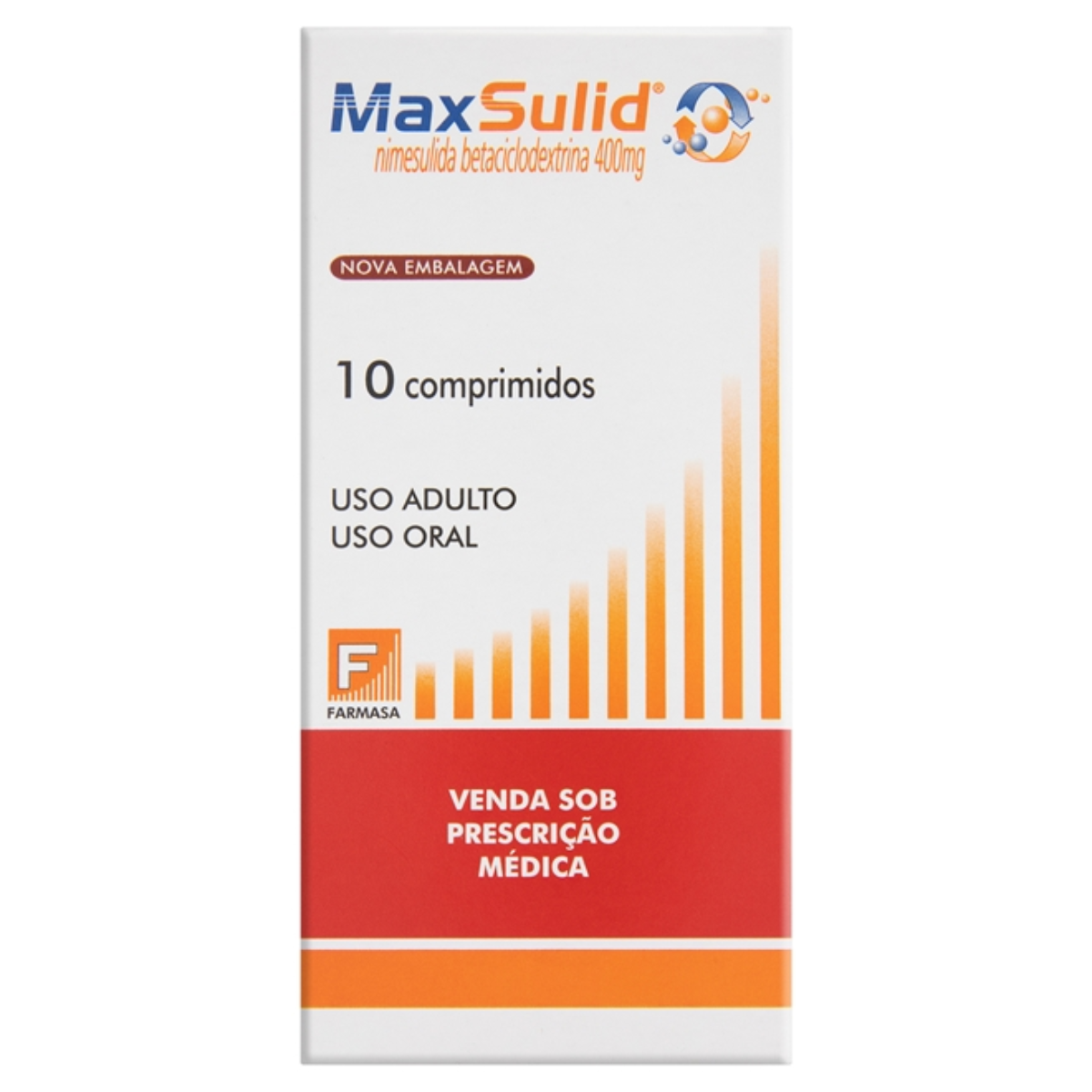 MAXSULID 400MG C/10 COMPRIMIDOS - HYPERA