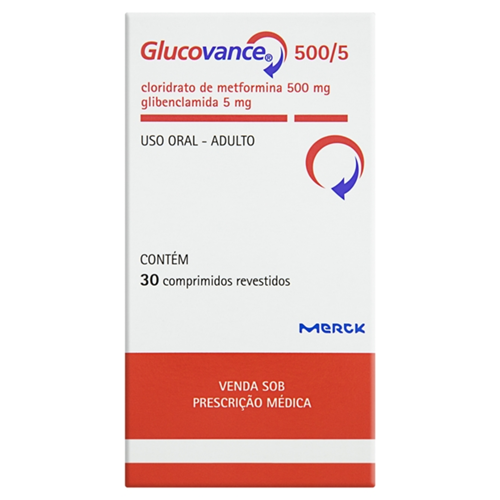 GLUCOVANCE 500MG/5MG C/30 COMPRIMIDOS - MERCK
