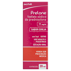 PRELONE 11MG/ML SOLUÇÃO GOTAS SABOR CEREJA 20ML - ACHE LABORATORIOS FA