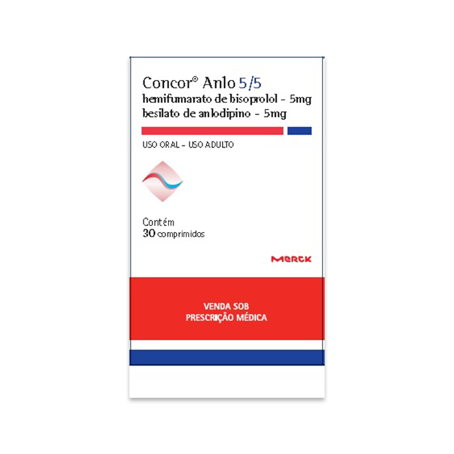 CONCOR ANLO 5MG + 5MG C/30 COMPRIMIDOS - MERCK