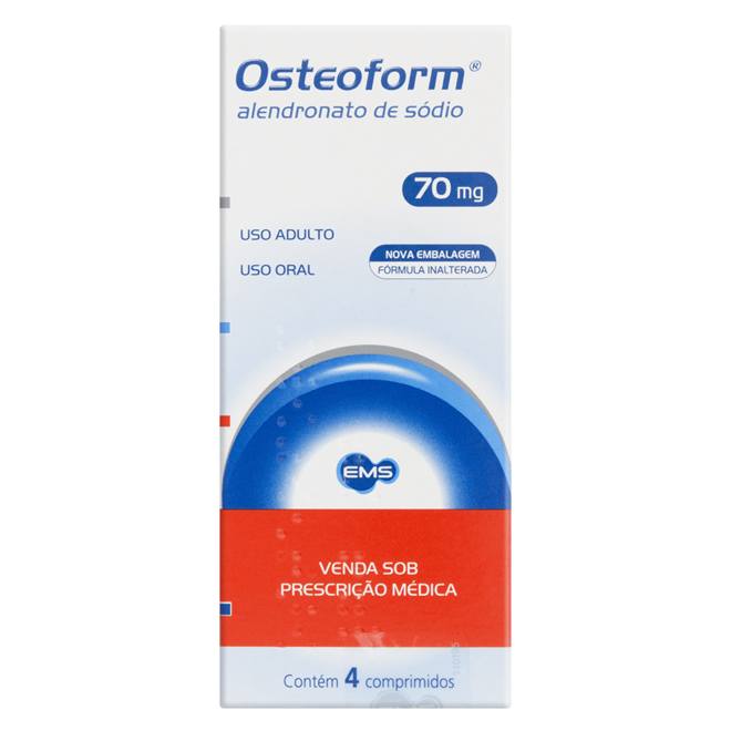 OSTEOFORM 70MG C/4 COMPRIMIDOS - EMS SIGMA PHARMA LTD